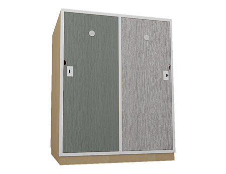 Two Door Horizontal Steel Frame Locker | Batger Australia